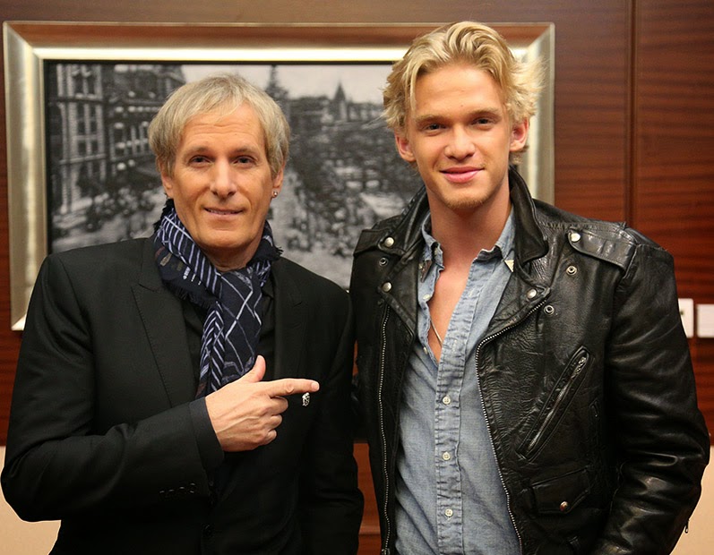 CODY SIMPSON & MICHAEL BOLTON IN SHANGHAI CHINA