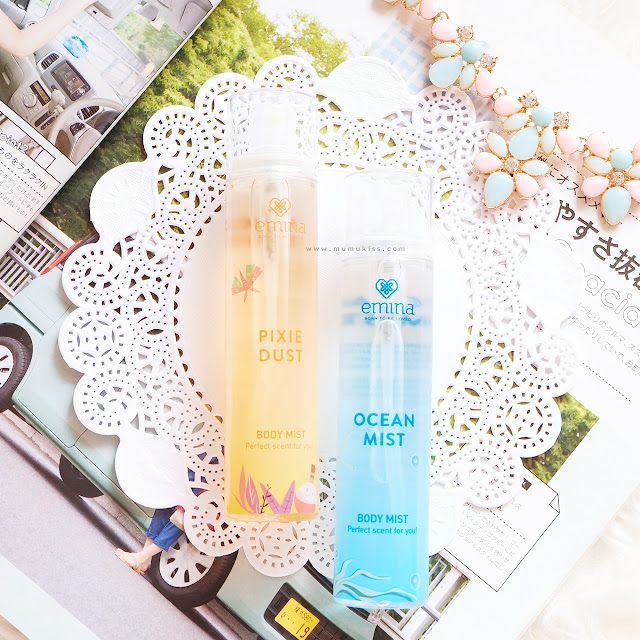 Review: Emina Cosmetics Body Mist Ocean Mist & Pixie Dust - eat . sleep ...