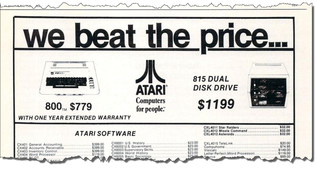 ATARI 8-bit Ads: Atari Bean Counter