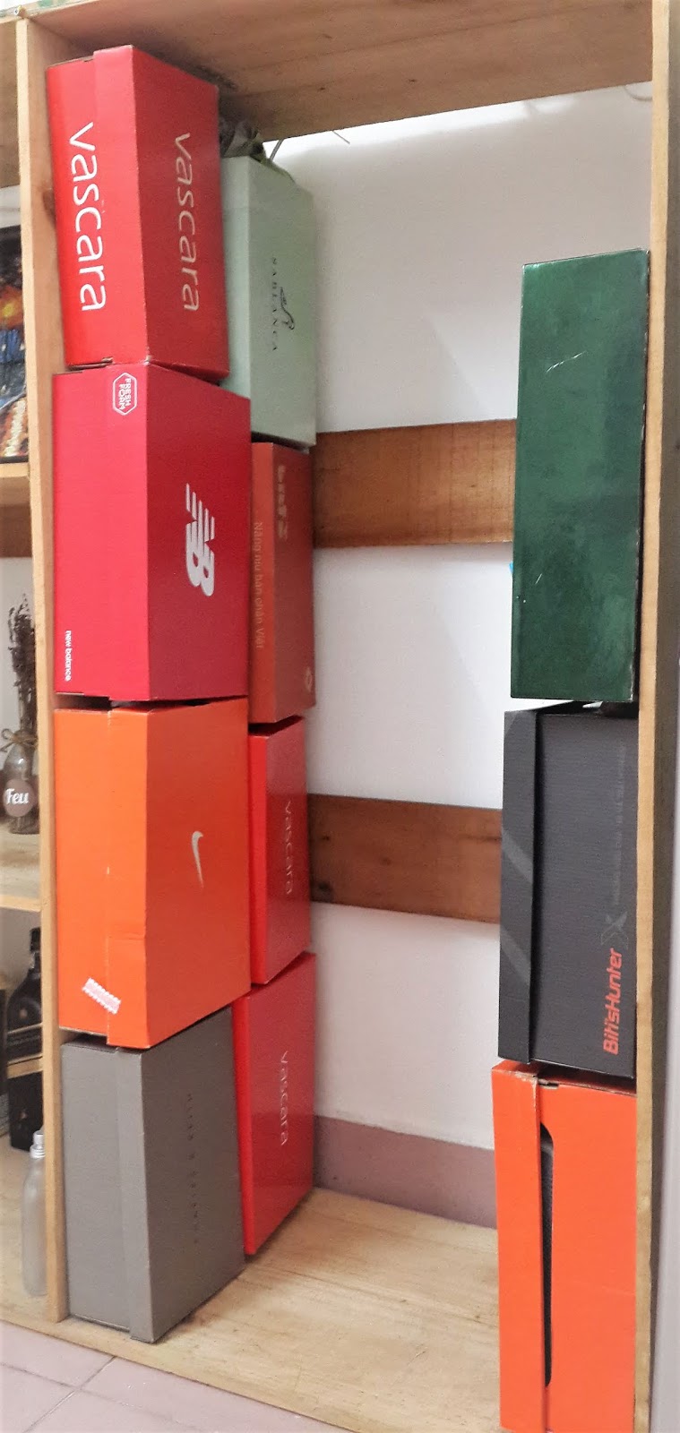 Uniworm P: DIY Shoe box to Shoe closet