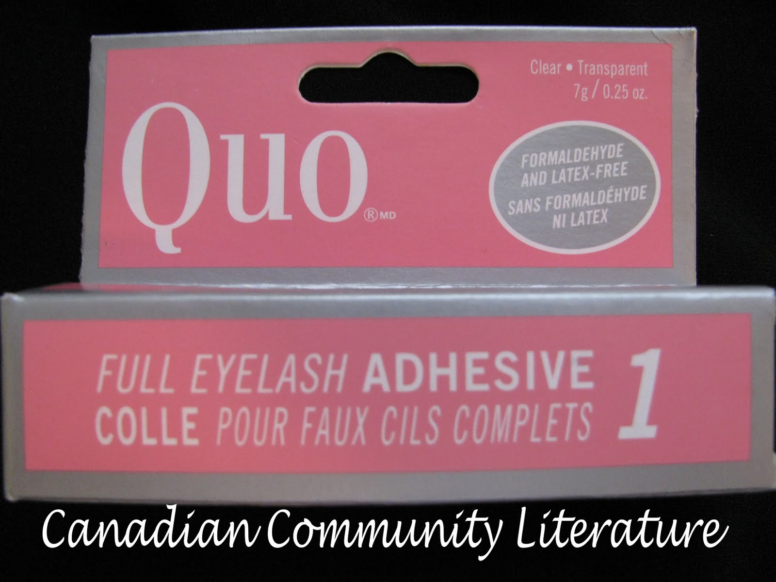 Quo Full Eyelash Adhesive Review | Canadian Community Literature