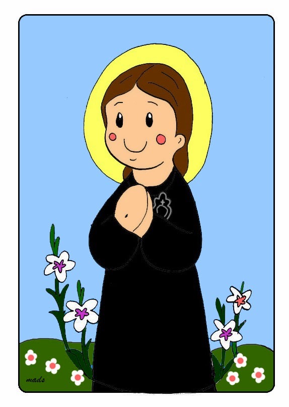 Mis ilustraciones: Santa Gema Galgani