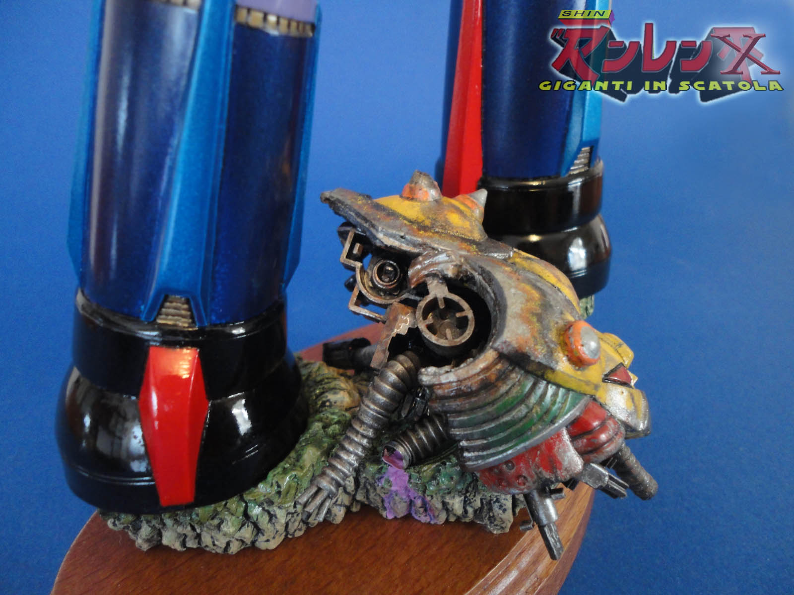 RoboX: Modelling #3: GRENDIZER (Goldrake) model kit resina (1)