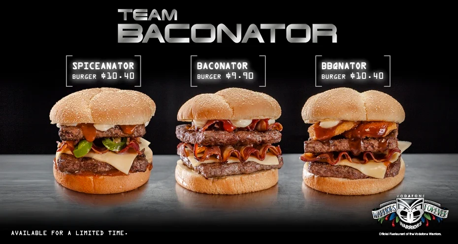 Around the World: Wendy's New Zealand Offers Team Baconator | Brand Eating