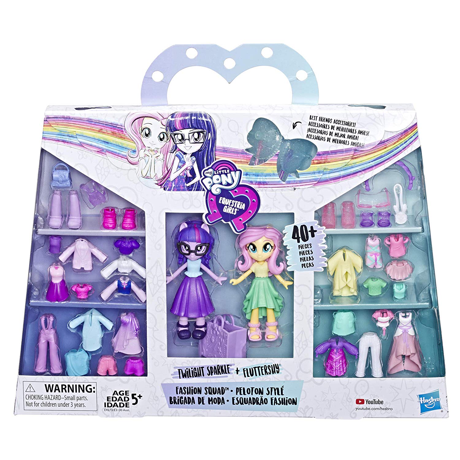 Equestria Daily - MLP Stuff!: Twilight and Fluttershy Fashion Squad Set ...