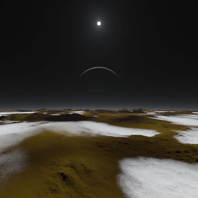 Artist's Impression of the Surface of Pluto | Earth Blog