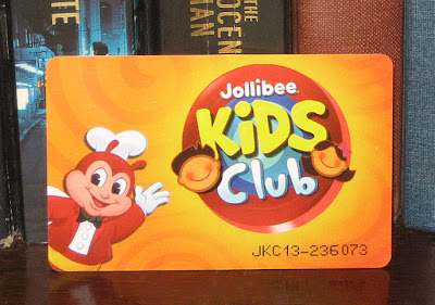 Percy's Fast Food Toy Stories : Jollibee Kids Club Card - JB
