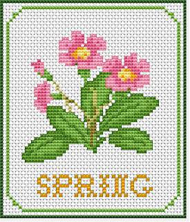 Free Cross Stitch Patterns : Spring Time