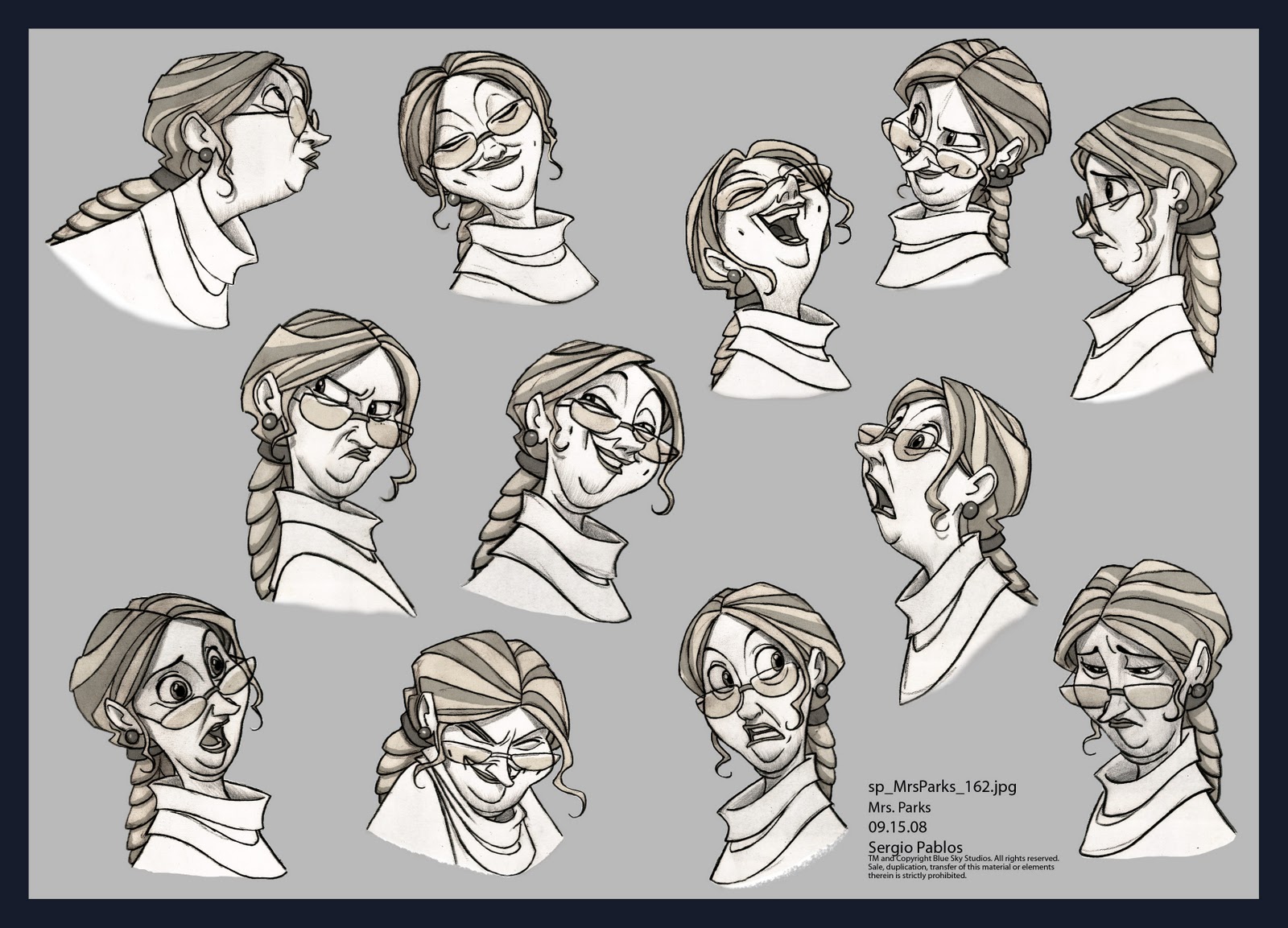 Character Design Fall 2011: Assignment 8 - Character Expressions