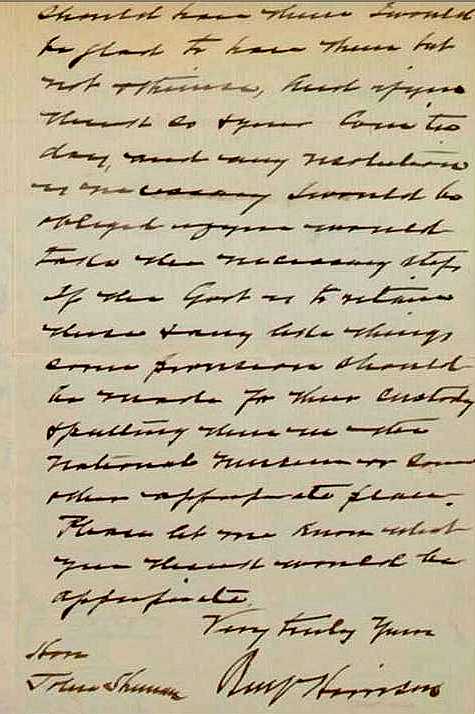 President Benjamin Harrison