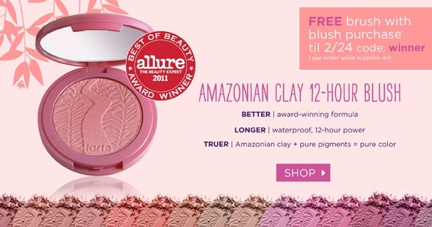 MakeupByJoyce ** !: Tarte Cosmetics Coupon Code 2013: Free Brush ($28 ...