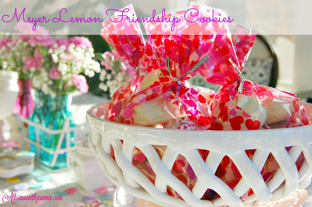 Meyer Lemon Friendship Cookies - At Home with Jemma