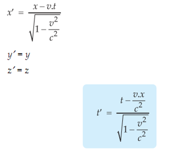 Transformasi Lorentz (relativitas Kecepatan)