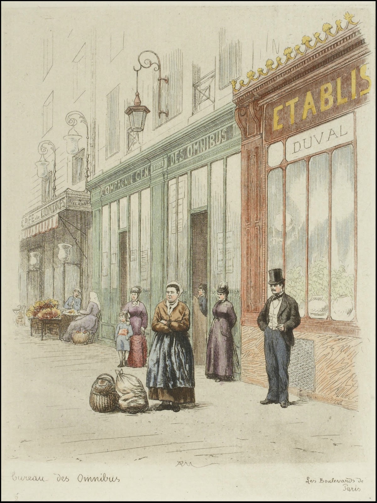 Sisters' Warehouse: Vintage Paris Street Prints