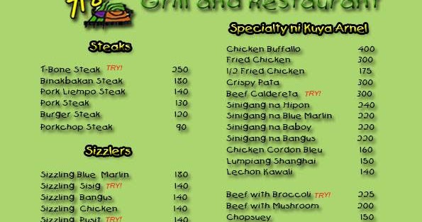 Lutong Cavite : Asao Grill and Steak House