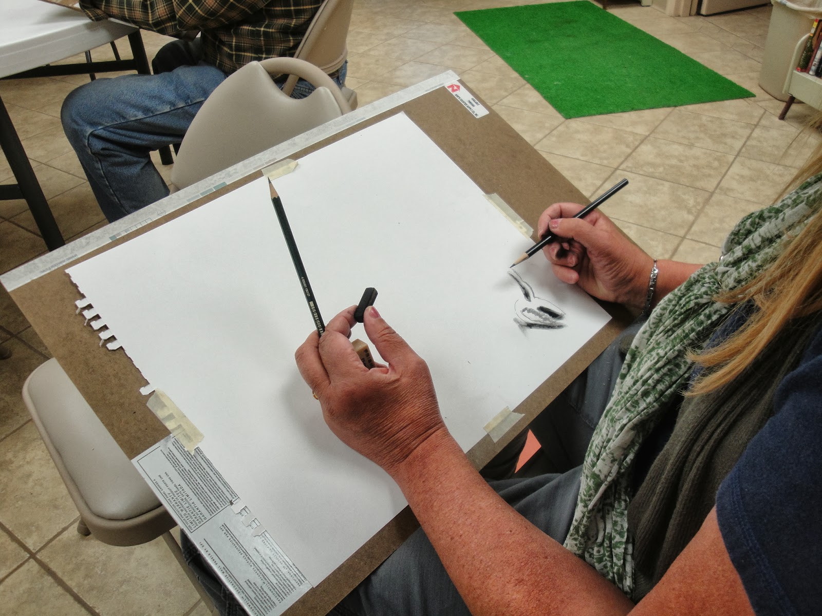 WHAT'S HAPPENING!: Observational Drawing class continues