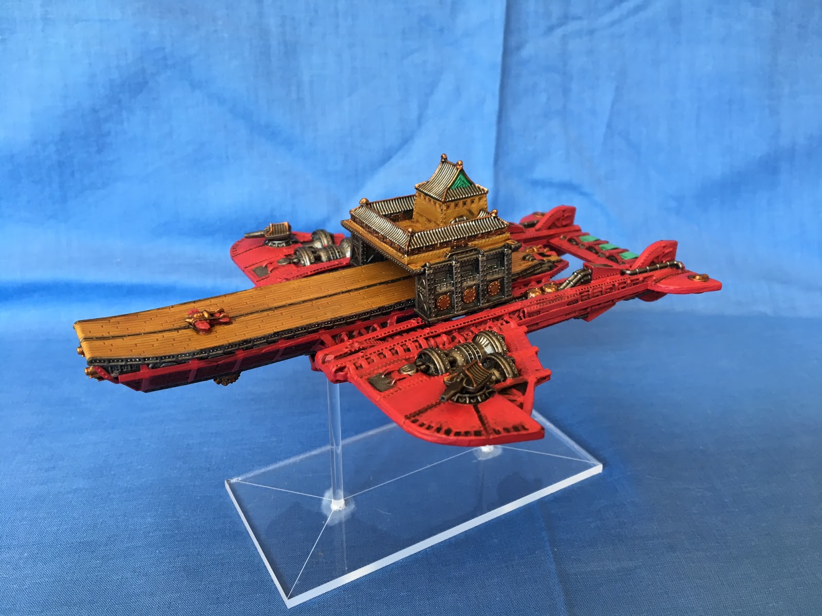 High Ambition - Low Skill: Dystopian Wars - Feilong Sky Fortress