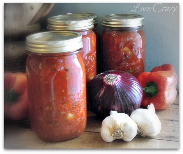 Lace Crazy: The Greatest Salsa Recipe (for bottling~!)