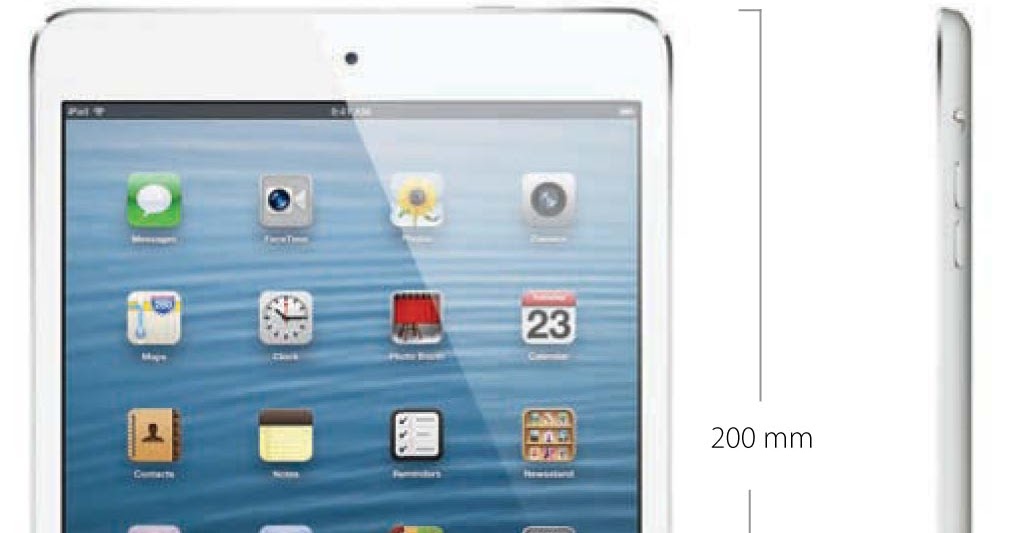 Ipad Mini Actual Size