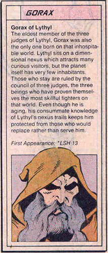 The Legion of Super Bloggers! : Who's Who: Gorax