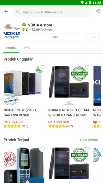5 Toko Handphone Terlaris di Tokopedia April 2019