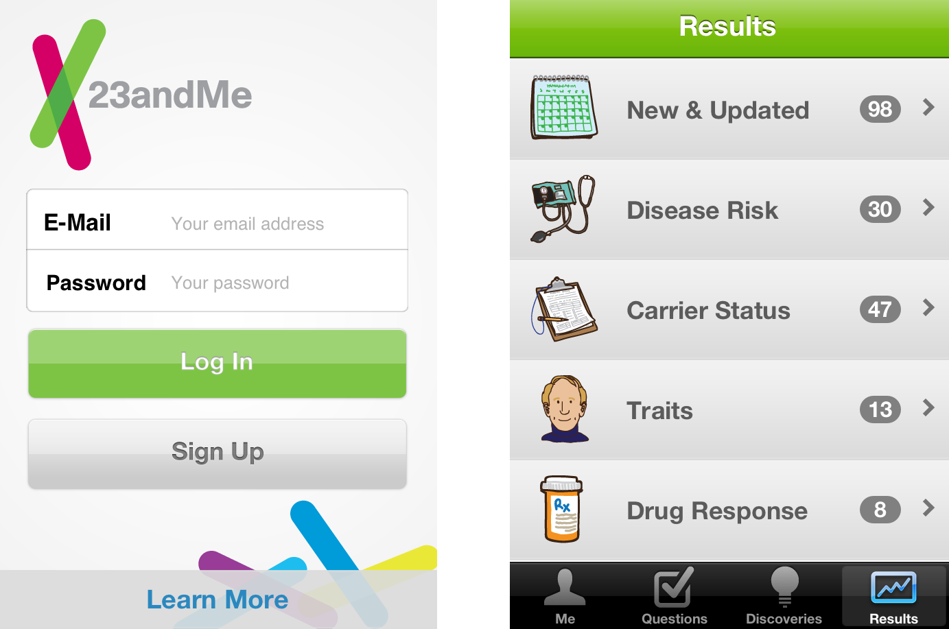 Family History Research by Jody Lutter: iPhone App for 23andMe