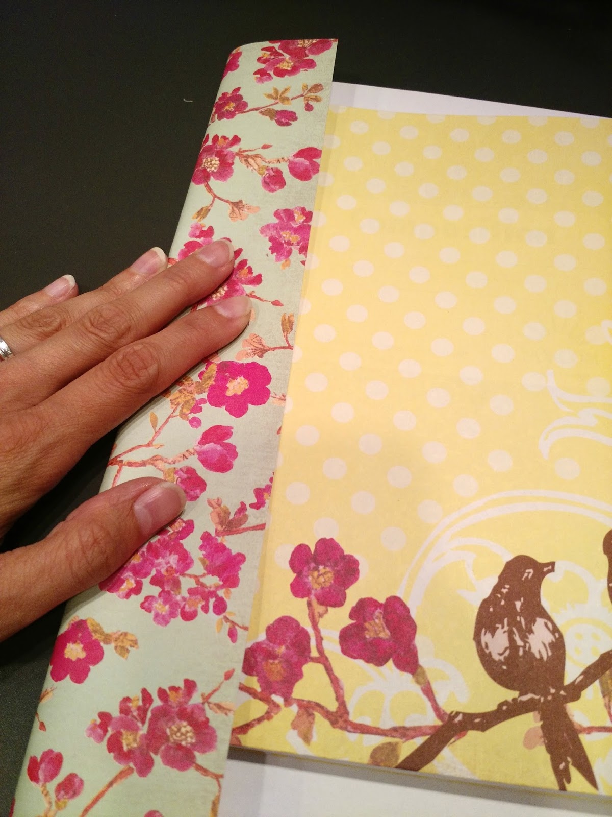 How to Mod Podge a Notebook Cover - Sunshine and Munchkins