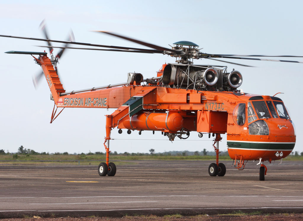 Spotter Boa Vista: Sikorsky S-64E Skycrane [Erickson Air-Crane]. (FOTOS)