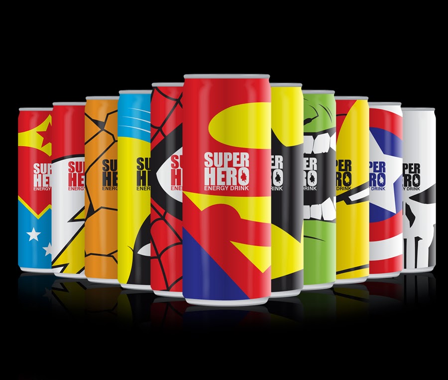 SuperHero Energy Drink (Concept) – Packaging Of The World