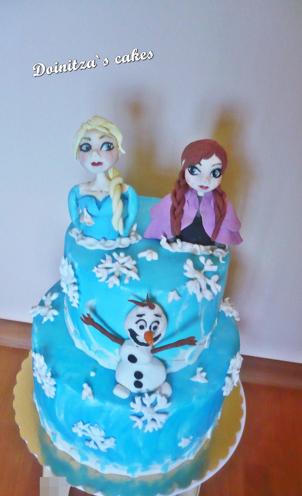 Tort cu Elsa , Ana si Olaf | Doinitza`s cakes