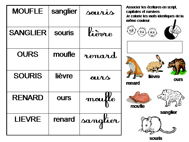 Maternelle: La moufle, exploitation en lecture