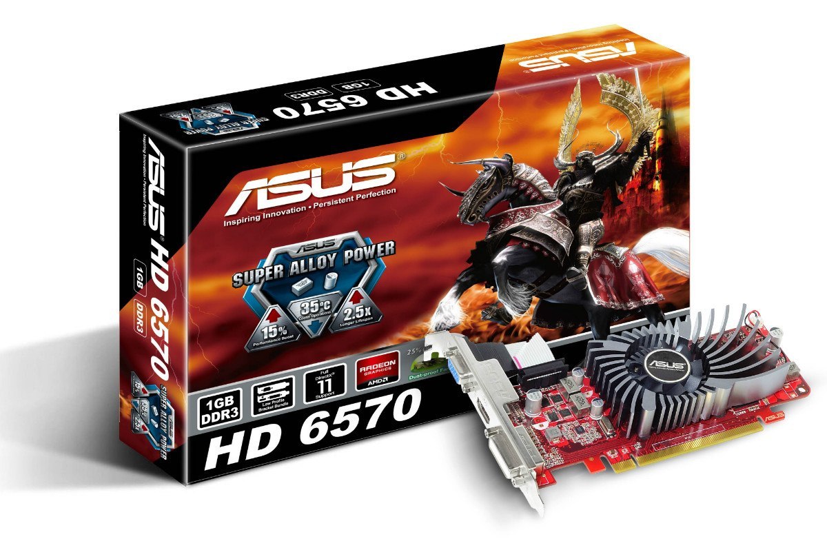 TARJETA DE VÍDEO ASUS AMD RADEON HD 6570 - Enchufe - Tecnológico