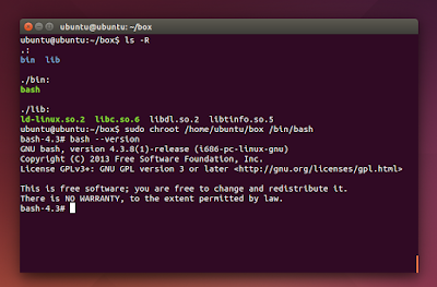A Basic Chroot Example in Ubuntu