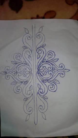 رشمات الطرز الرباطي فالصدر القفطان rachmat tarz rbati