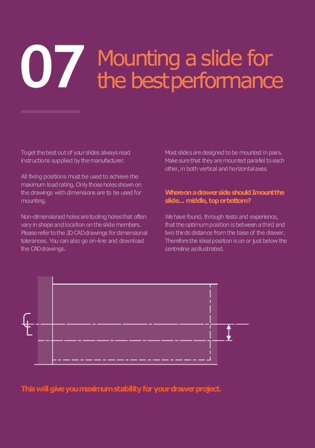 Mounting a slide for the best performance | HVPAL Hardware