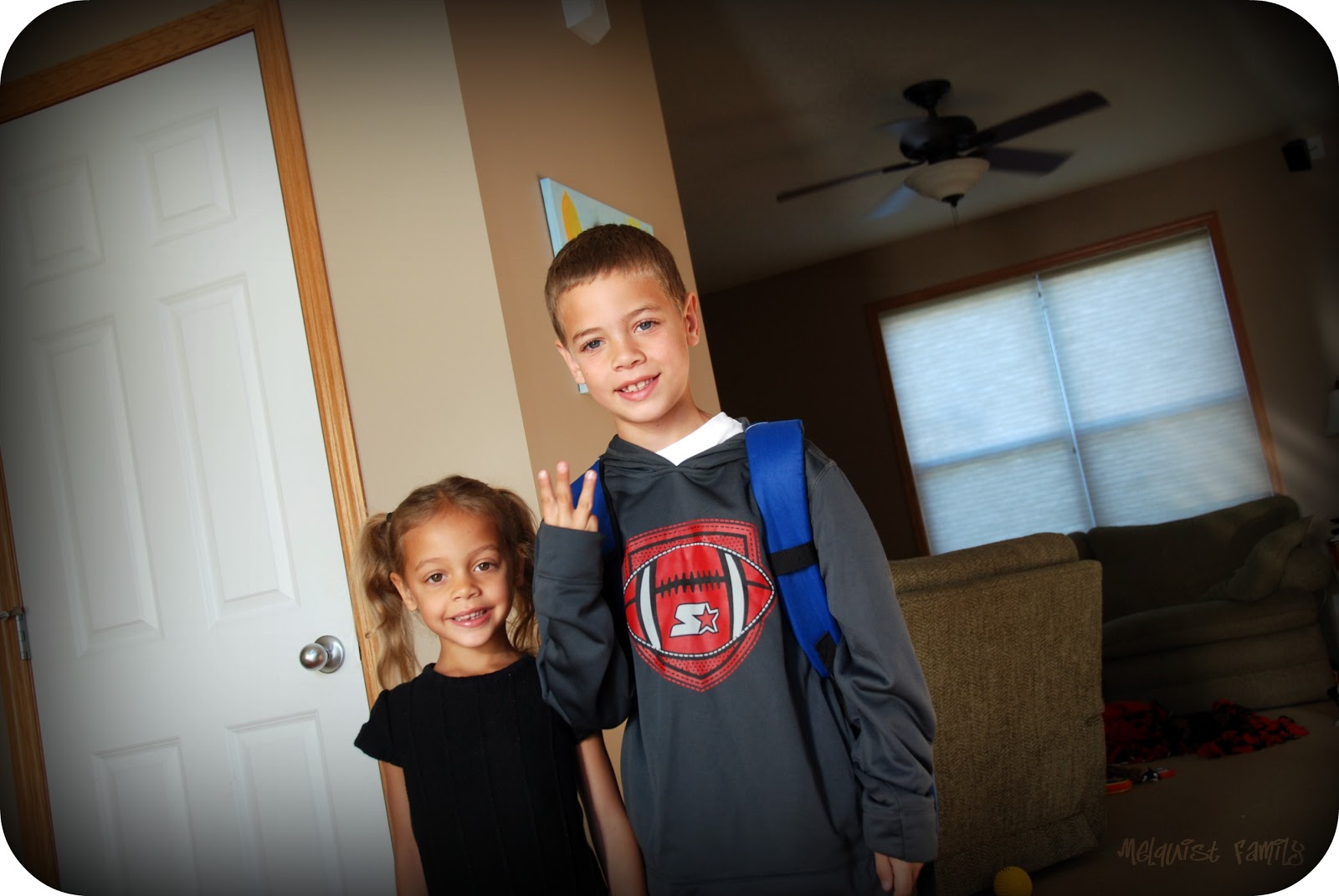 The Melquist Family: First Day of 3rd Grade