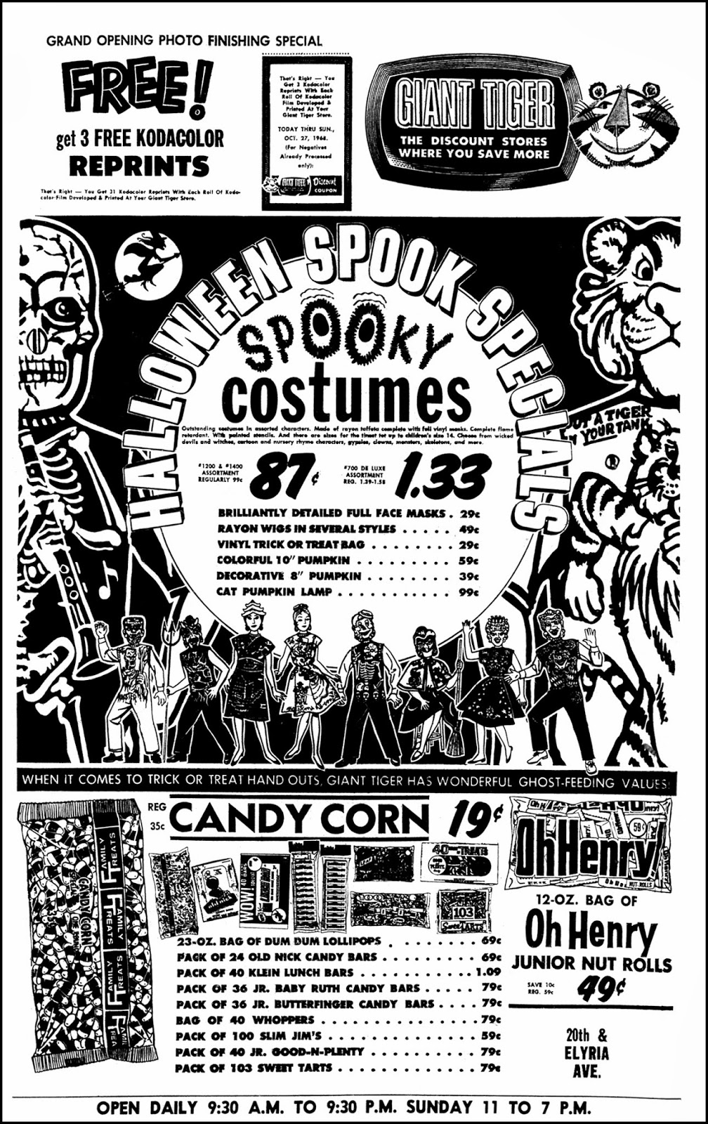 Brady's Bunch of Lorain County Nostalgia: Giant Tiger Halloween Ad ...