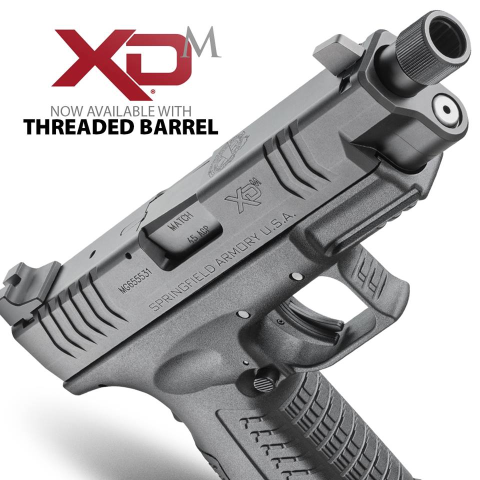 Gun News Blog: Springfield Armory's suppressor ready XD(M)