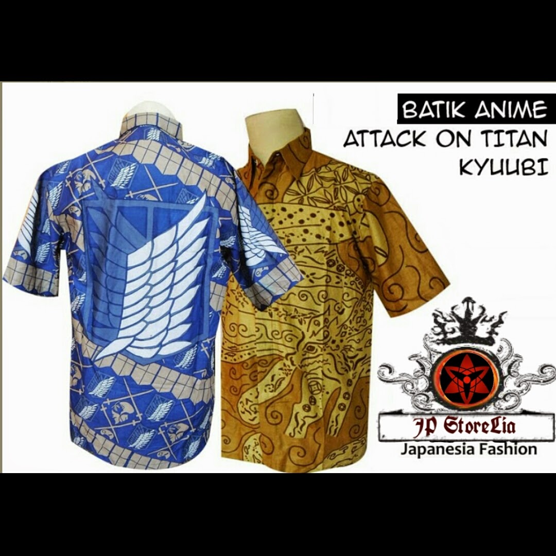 Japanesia Fashion: Batik Anime Fashion Style Terbaru Gabungan ...