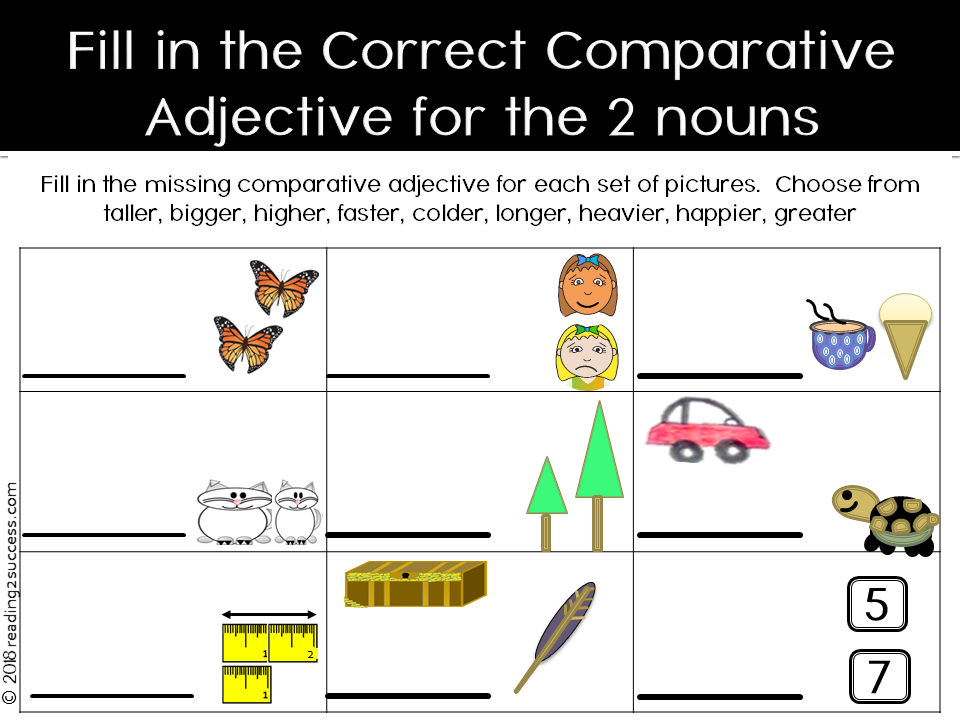Reading2success: Using Visuals to teach Nouns, Adjectives and ...