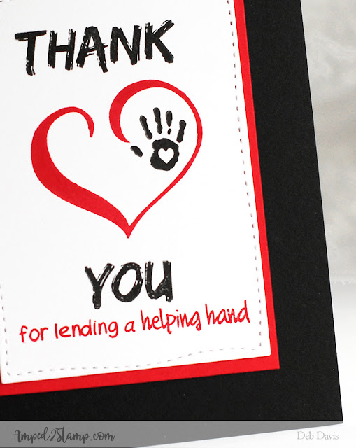 Helping Hands Thank You - NewAmped2Stamp