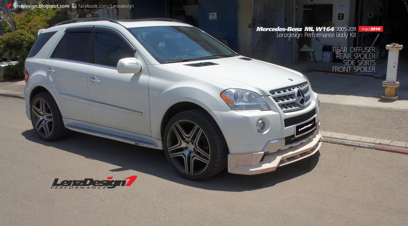 Mercedes-Benz ML W164 Lenzdesign Bodykit & Spoilers