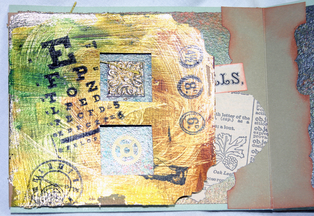 Roann Mathias Calligraphy: GIlded Envelope Book