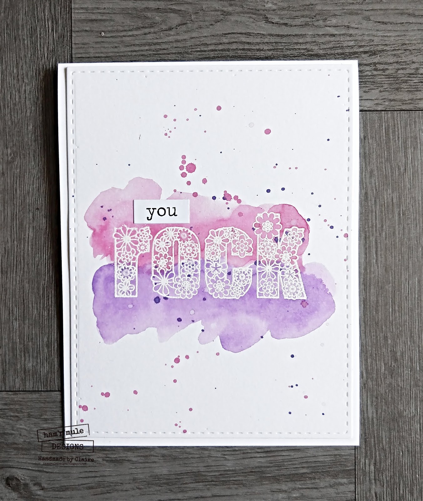 Hamnmule Designs Cas Ual Fridays Heat Embossing