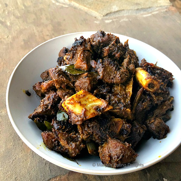 Manju's Eating Delights: Kerala style Mutton Roast | Happy New Year ...