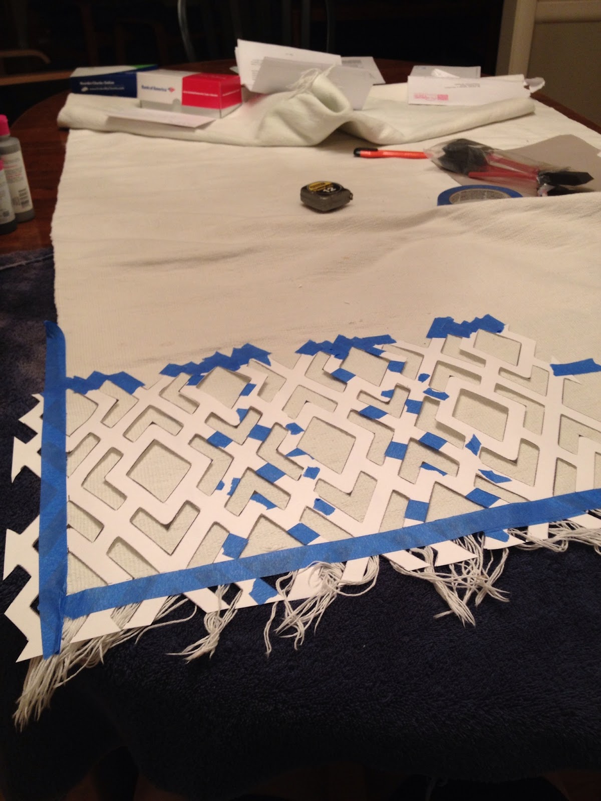 A House 2 Home: DIY Painted Rug