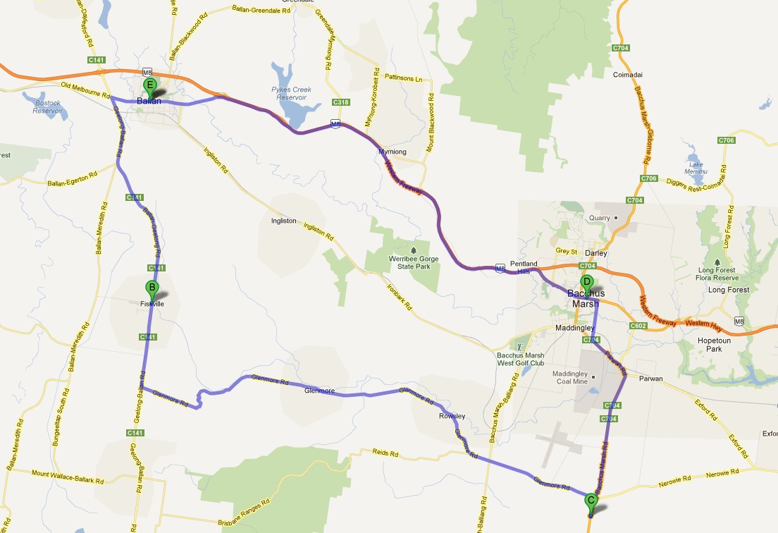 a bit of everything: exploring the area south of Ballan.