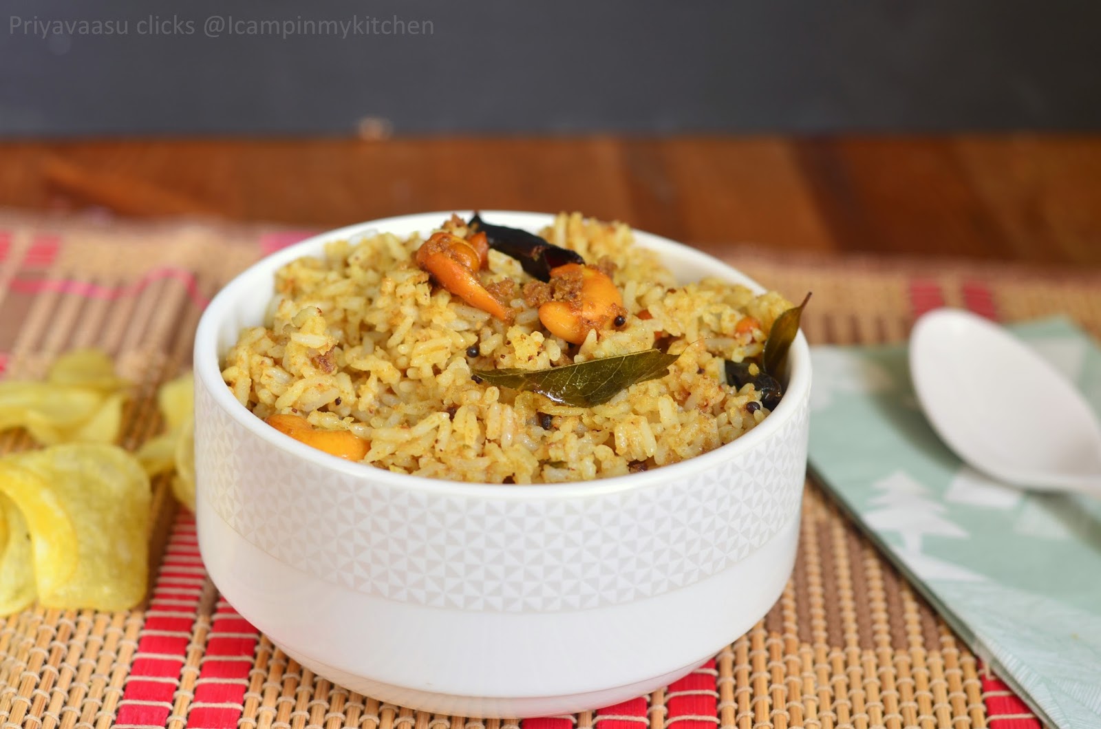 Araicha Puli Saadam/Quick Tamarind Rice/Coconut & Tamarind Rice - Mixed ...