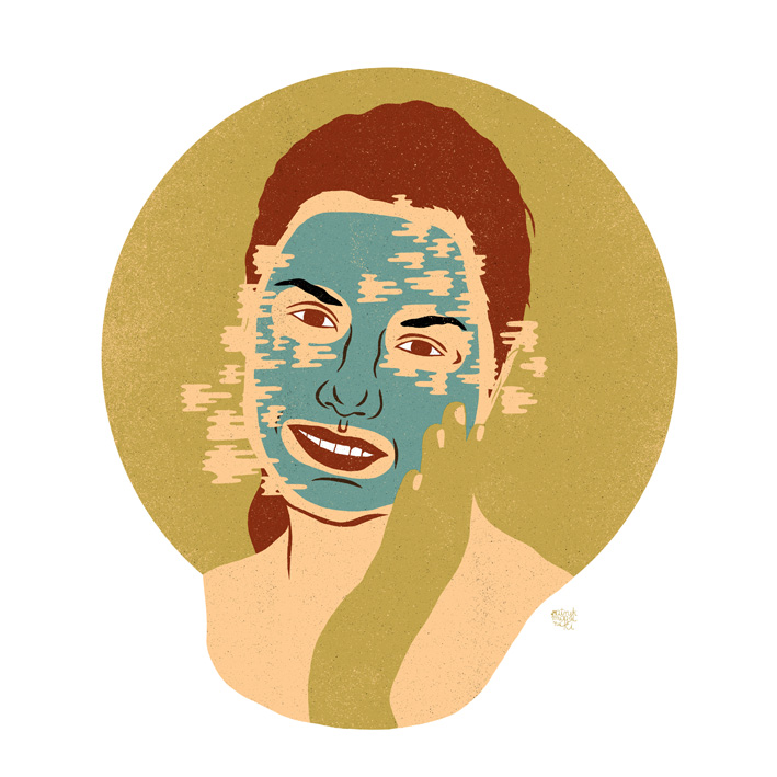 how to make a rainbow.: PEELING (illustrations) | Wysokie Obcasy