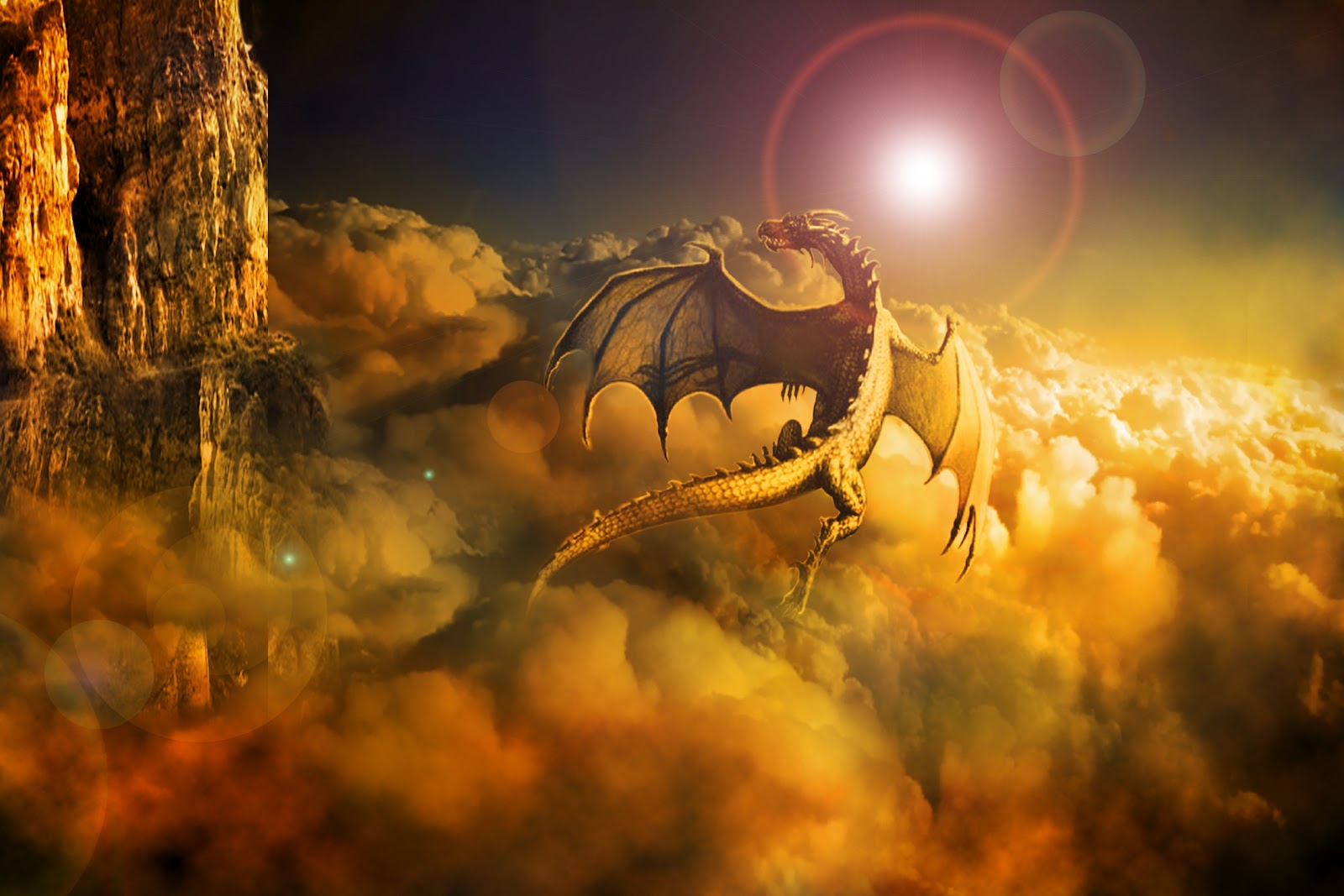 Digital Dreams: DRAGON LAND(matte painting)
